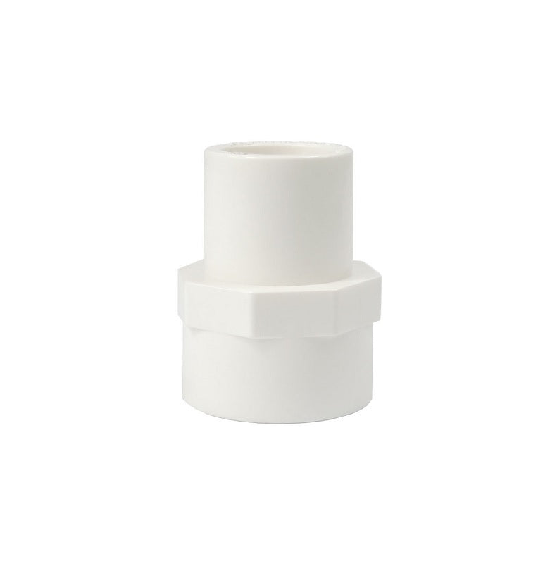 PVC Faucet Adapter 32mm Pipe x 1 1/4" Female Thread