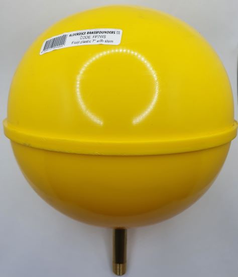 7" Float Ball with Brass Stem (Suits FFV)