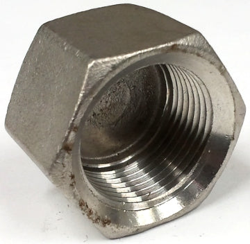316 Stainless Steel 1 1/4" BSP Cap